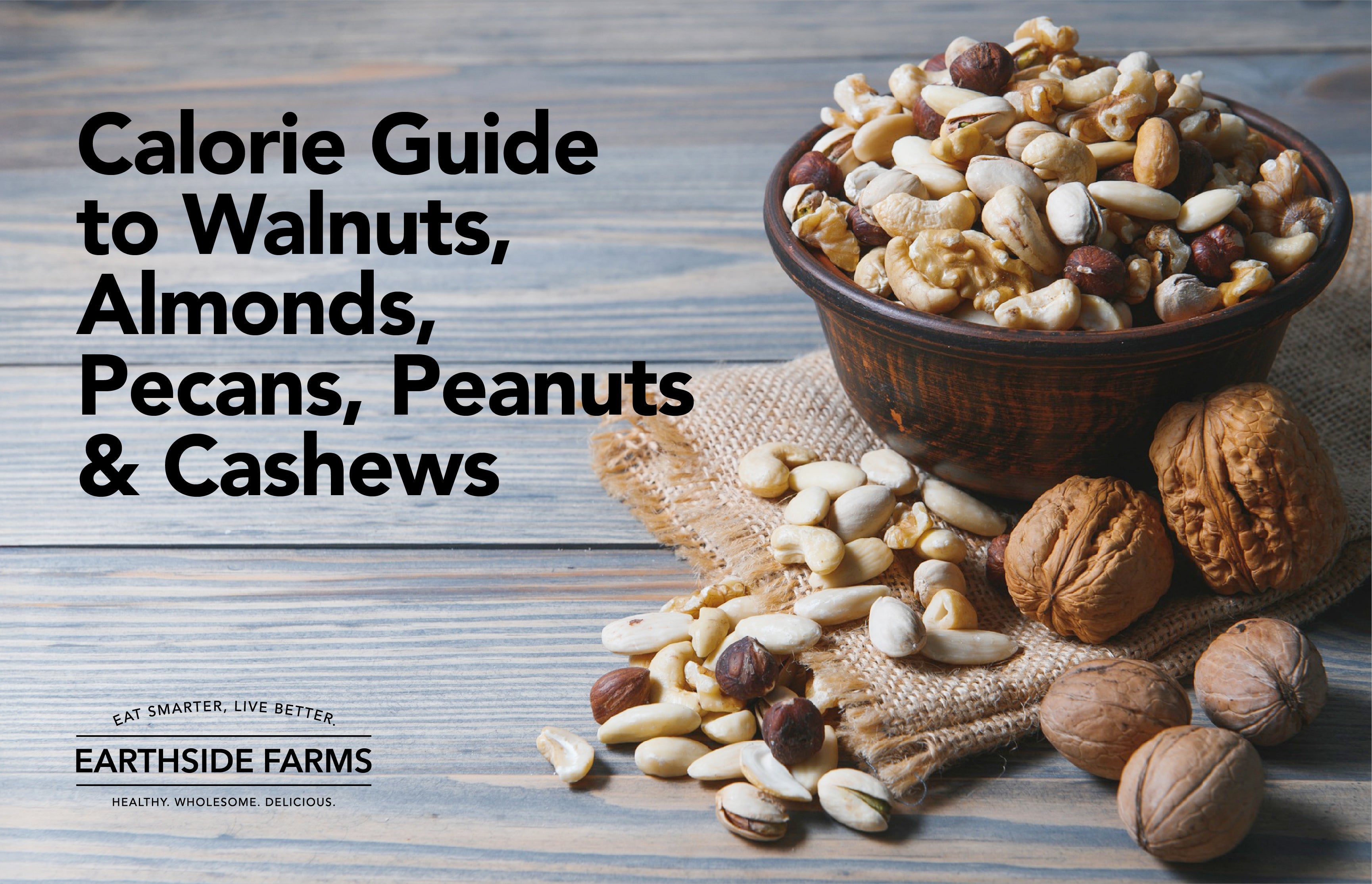 A Calorie Guide to Walnuts, Almonds, Pecans, Peanuts & Cashews ...