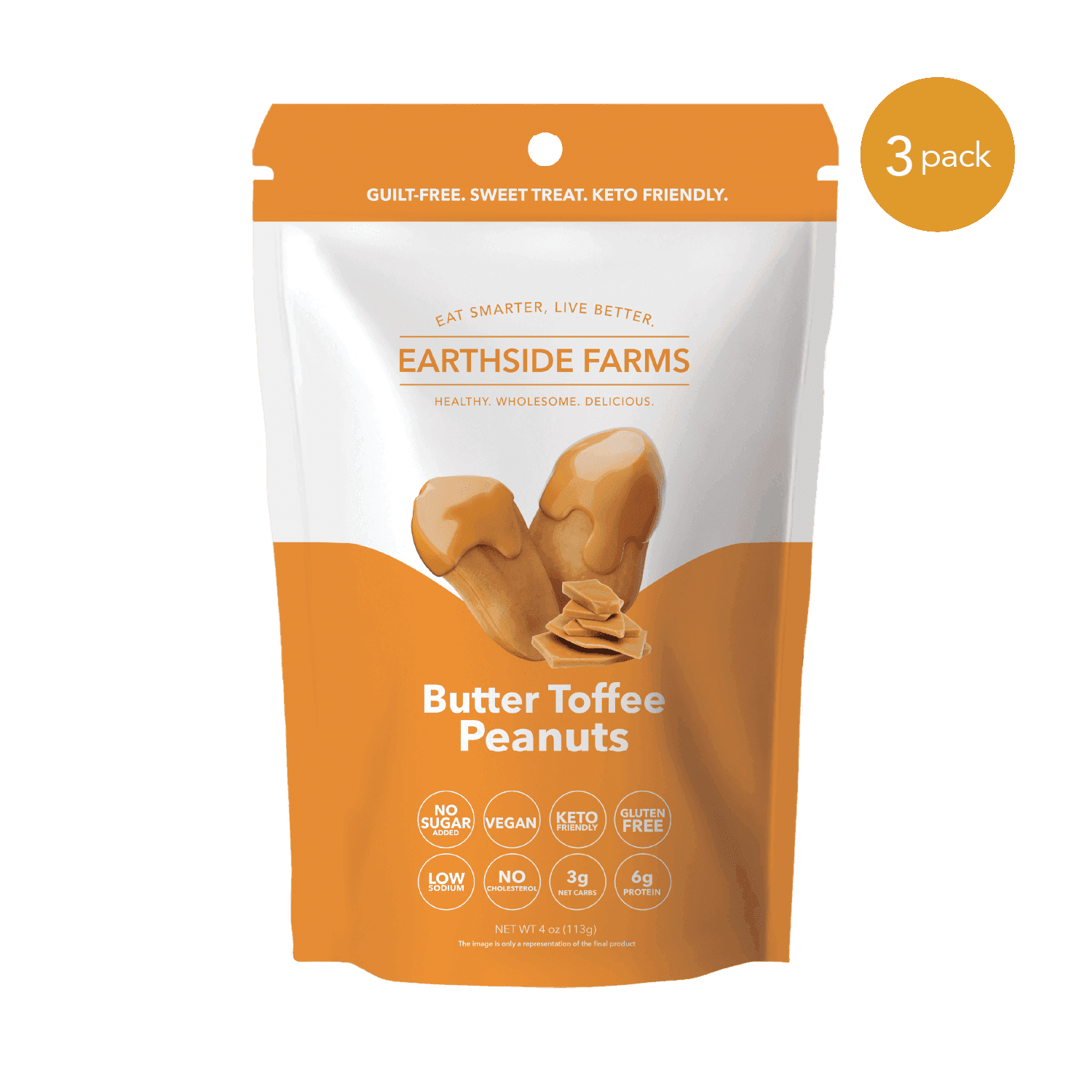 Butter Toffee Peanuts - Irresistibly Sweet & Crunchy Snack | Earthside ...