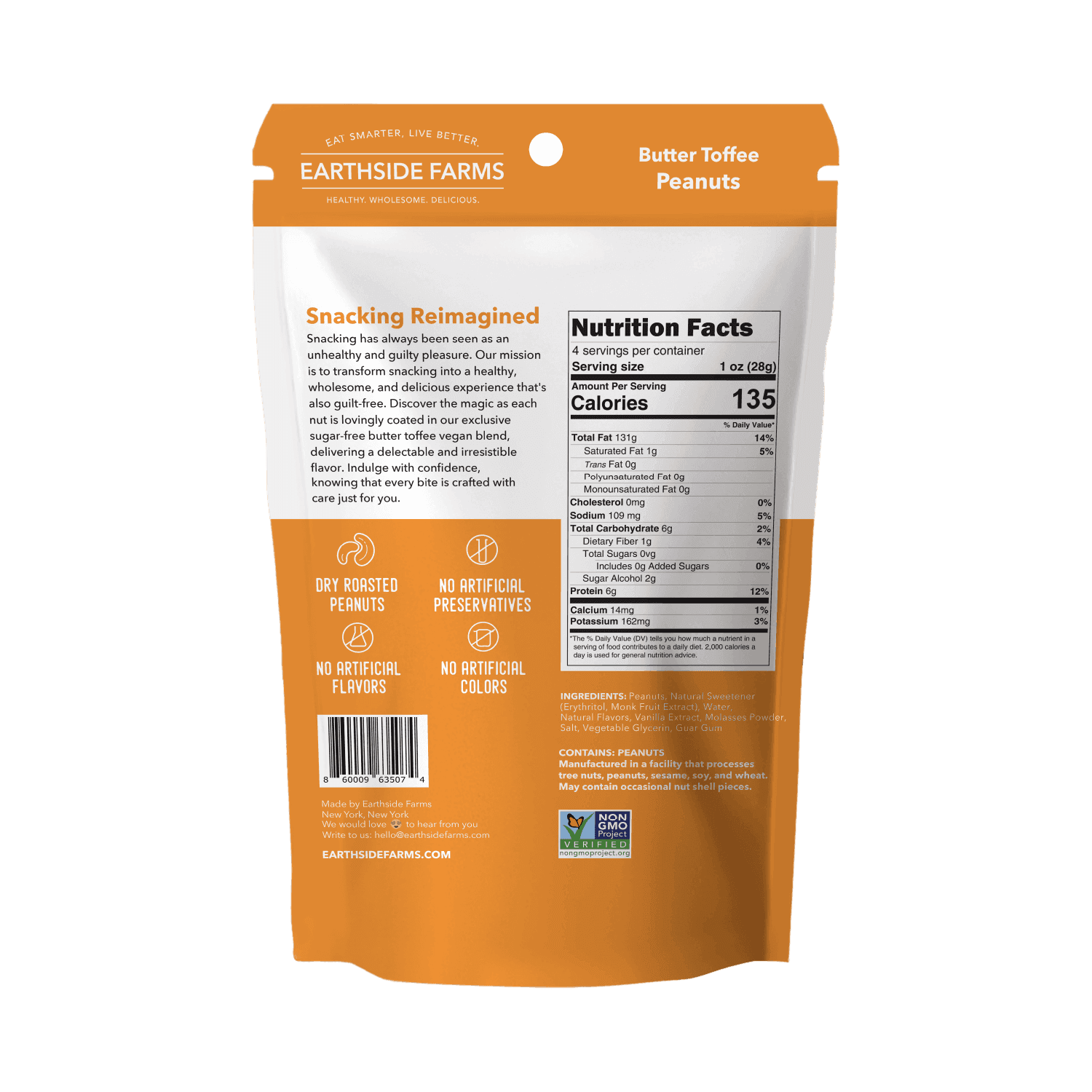 Butter Toffee Peanuts - Irresistibly Sweet & Crunchy Snack – Earthside ...